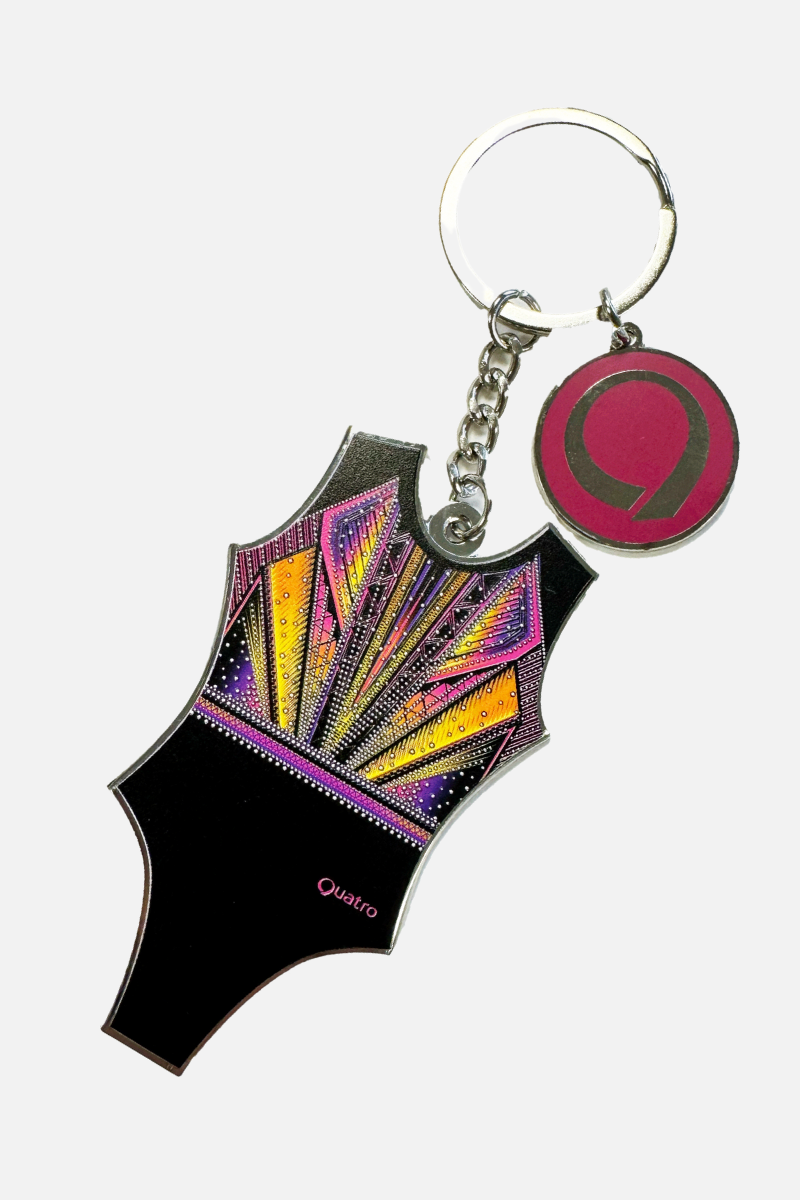 Achieve Mini Leotard Keyring | Quatro Gymnastics — Quatro Apparel Inc