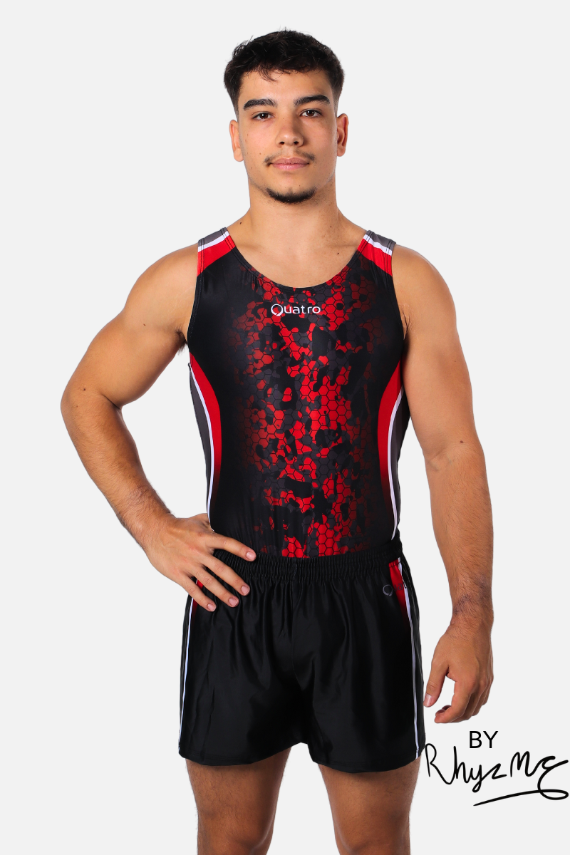 Alpha Men's Singlet | Quatro Gymnastics — Quatro Apparel Inc
